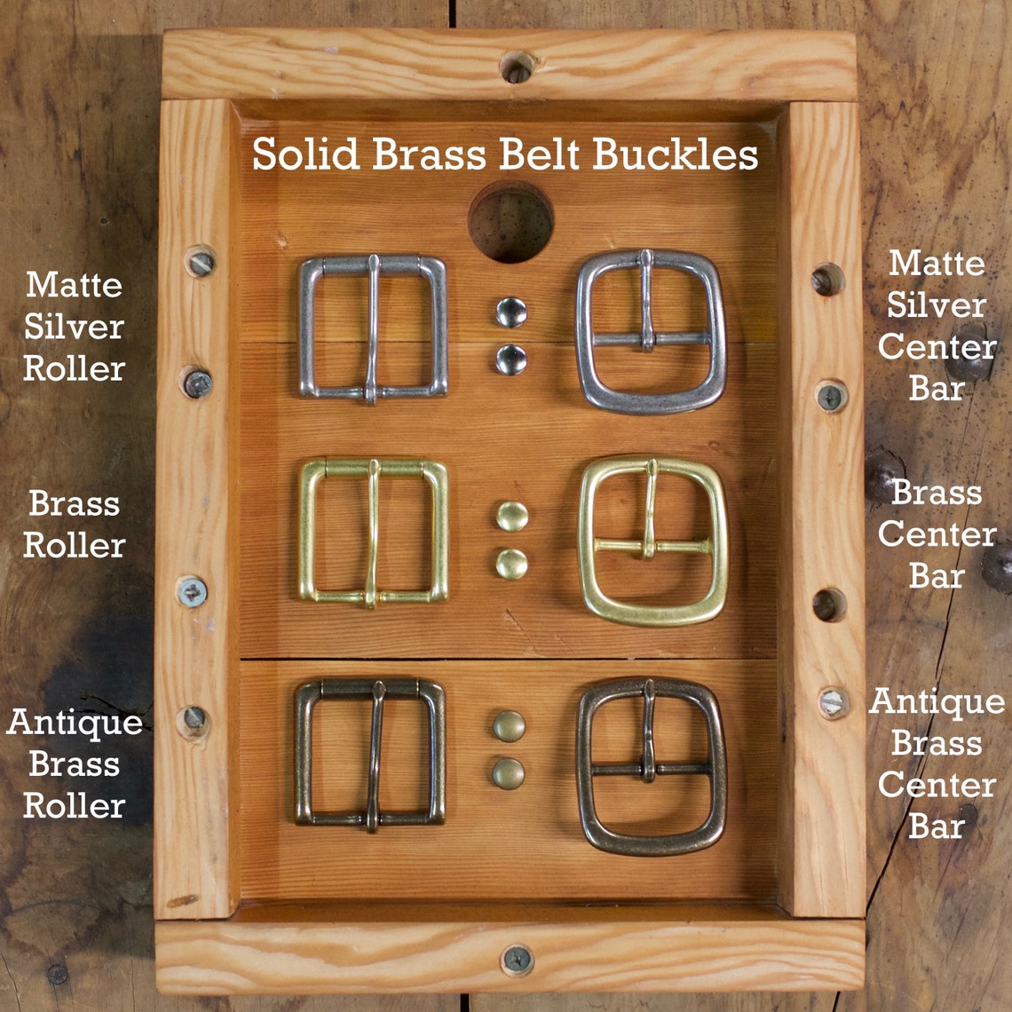 Natural Vegetable Tanned Belt with Solid Brass Buckle | Etsy