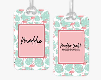 Personalized Luggage Tag, Sun Sand Beach Luggage Tag, Vacation Bag Tag ...