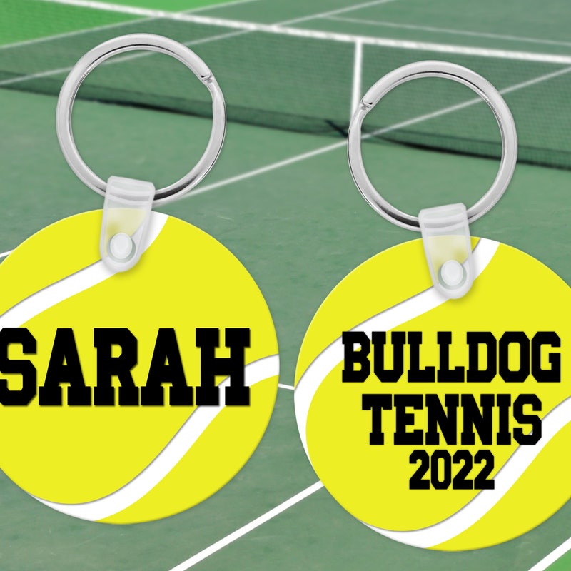 Tennis Bag Tag - Etsy