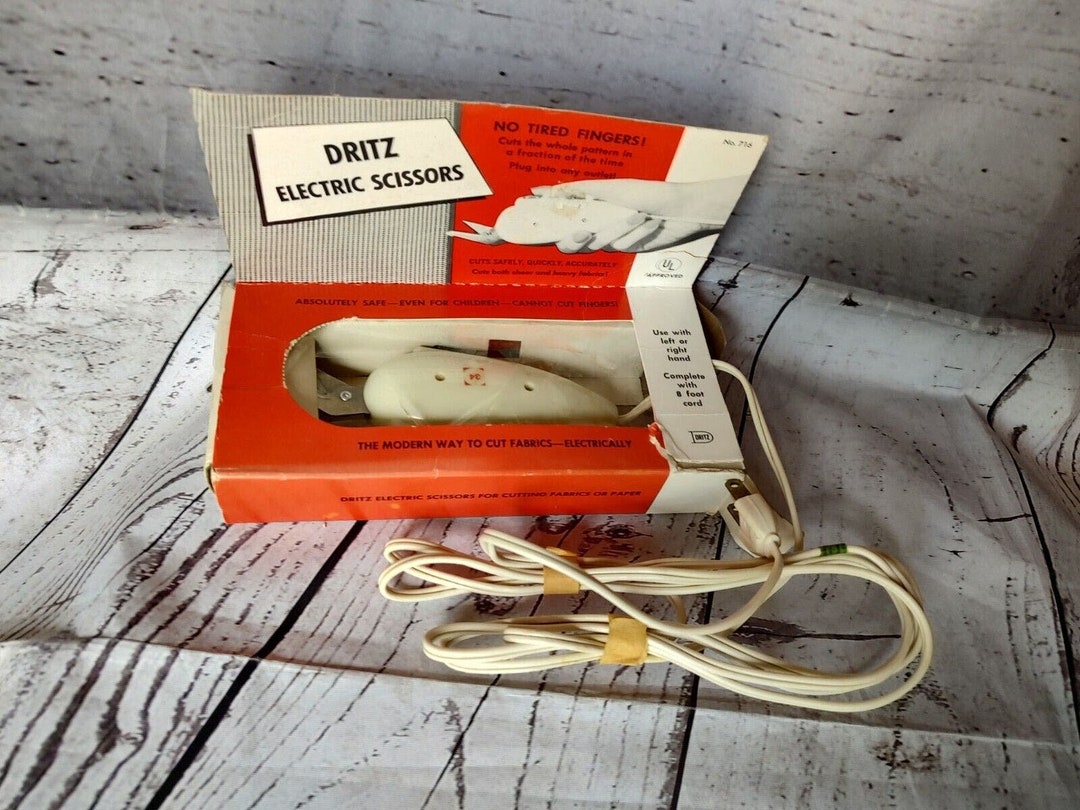 Vintage Dritz Electric Scissors Model 716 Works - Etsy