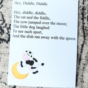 Hey, Diddle, Diddle Hand Puppet, Stoy Telling Puppet, Education Puppet ...