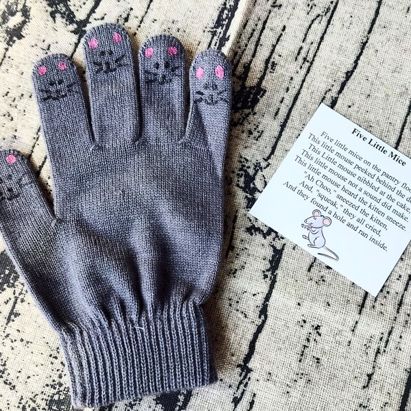 Mice Finger Puppets - Etsy