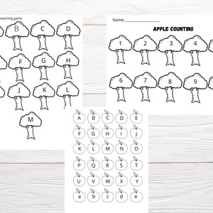 Apple Unit Pre-k, Apple Work Sheet, Math, Science Preschool ...