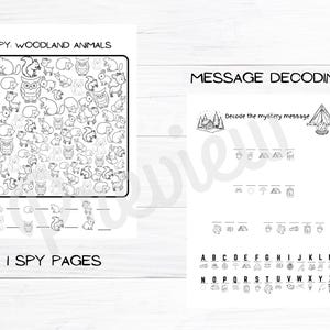 Camping Digital Download Activity Sheets for Ages 5-7 Mazes, Decoding ...
