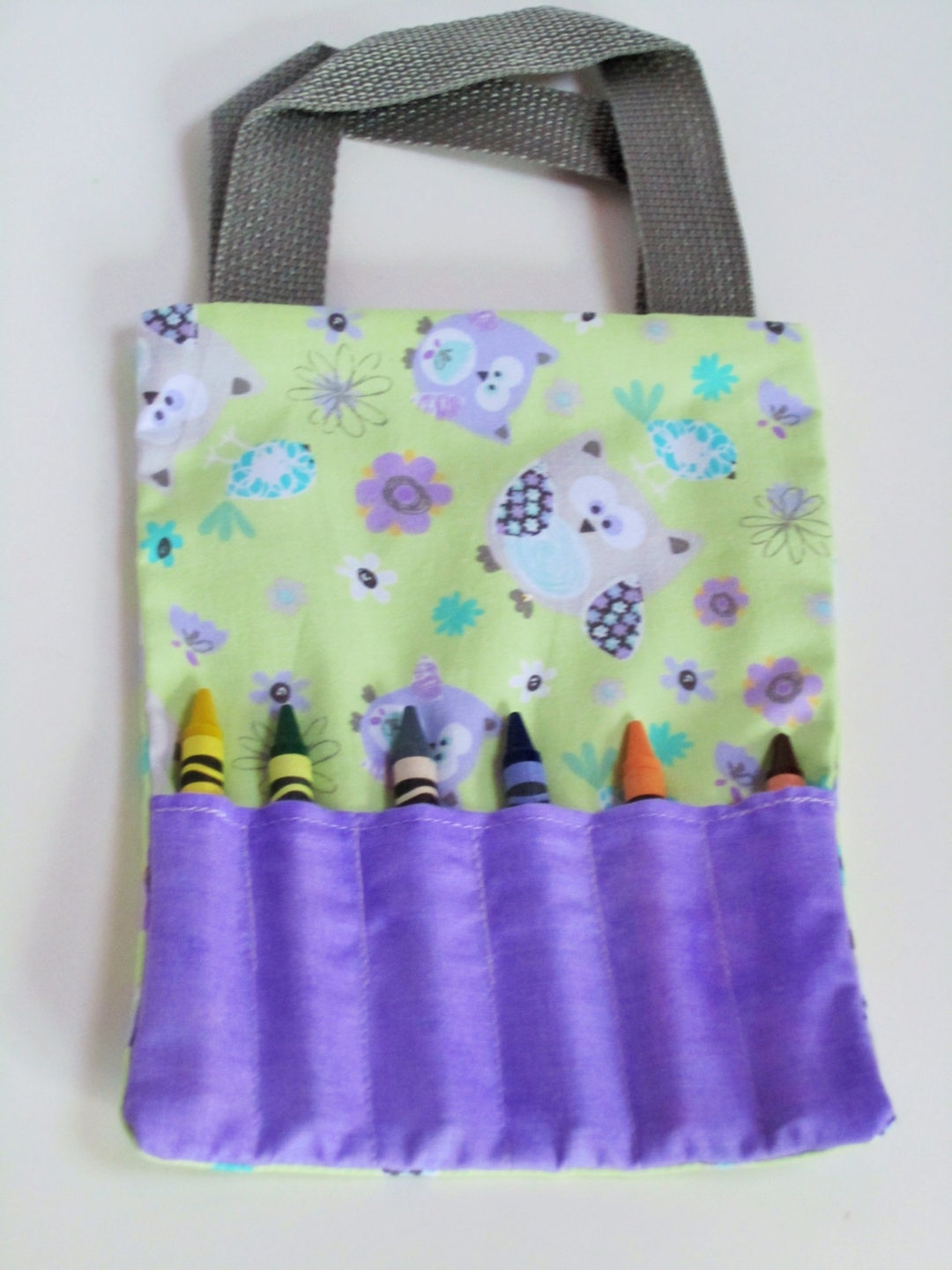 Owl Mini Crayon Bag, Party Favor Bags, Goody Bags - Etsy