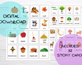 Fall Story Cards Story Building Activity Creativity Building - Etsy