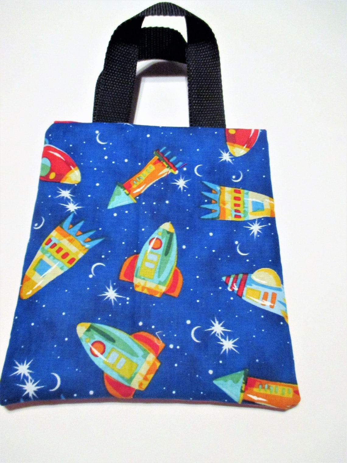 Rocket ship mini crayon bag party favor bags goody bags | Etsy