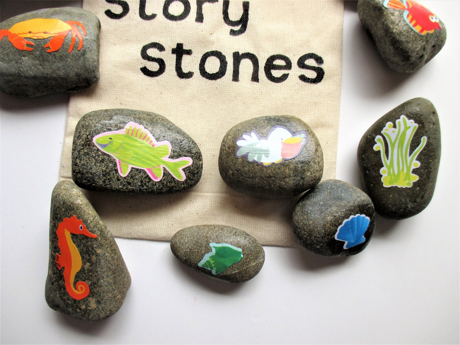 Ocean Adventure Story Stones Imagination Builder Teacher | Etsy