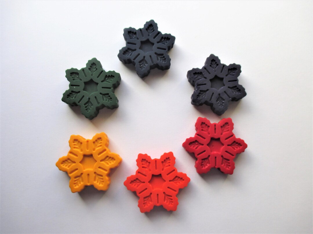 Snowflake Crayons, Winter Party, Party Favors, Goody Bags, Stocking ...