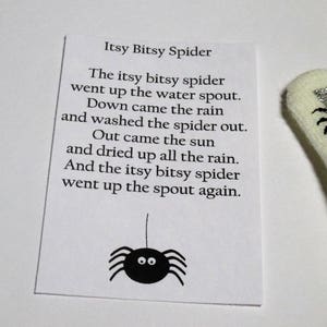 Itsy Bitsy Spider Hand Puppet Stoy Telling Puppet, Education Puppet ...