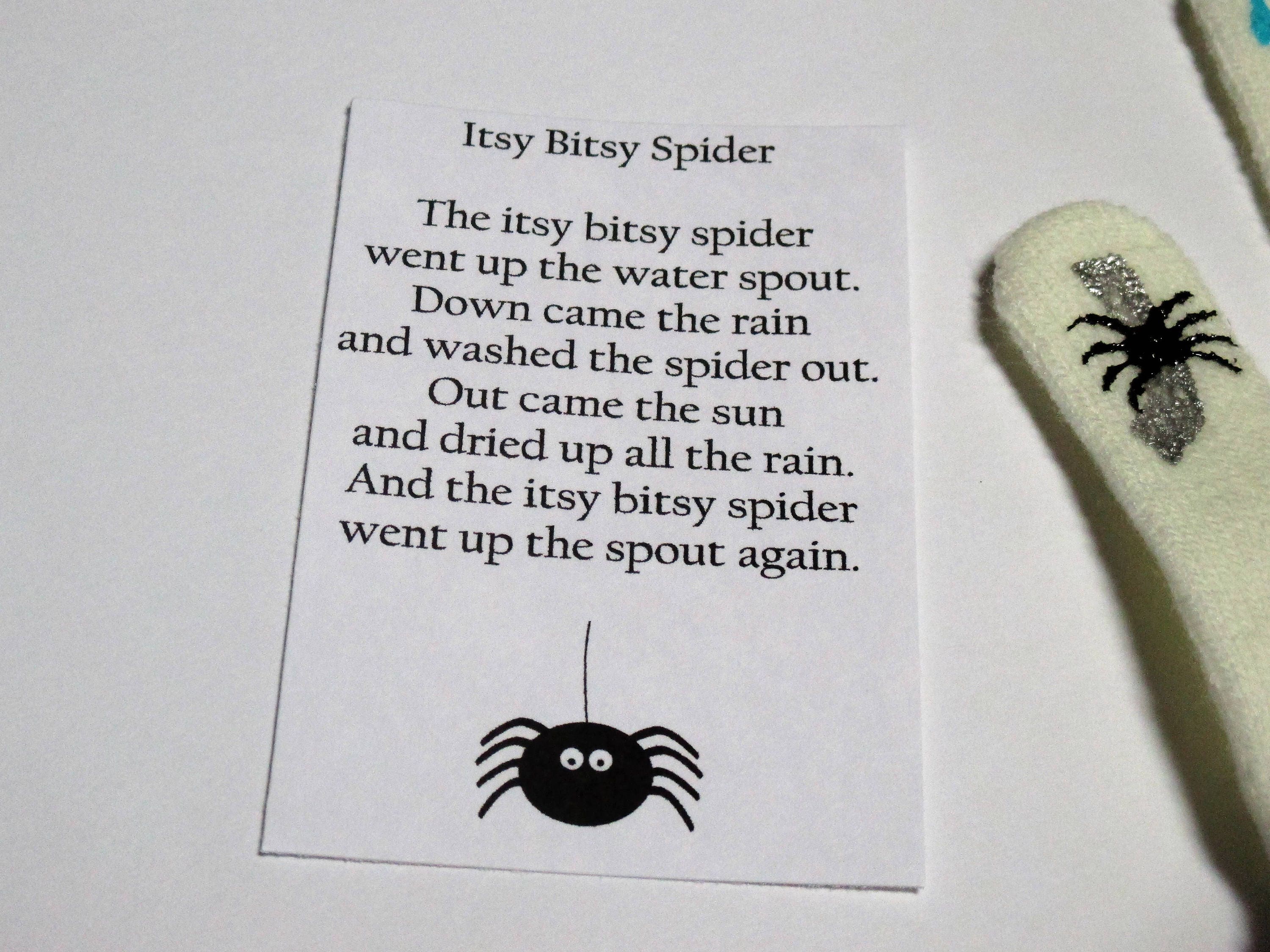 Itsy Bitsy Spider Hand Puppet Stoy Telling Puppet, Education Puppet ...