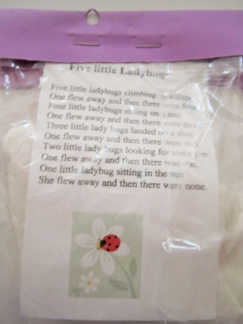 Ladybug hand puppet pretend play counting activtiy teacher | Etsy