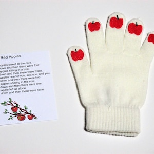 Apple Hand Puppet, Story Telling, Teacher Gift, Literacy Activity - Etsy