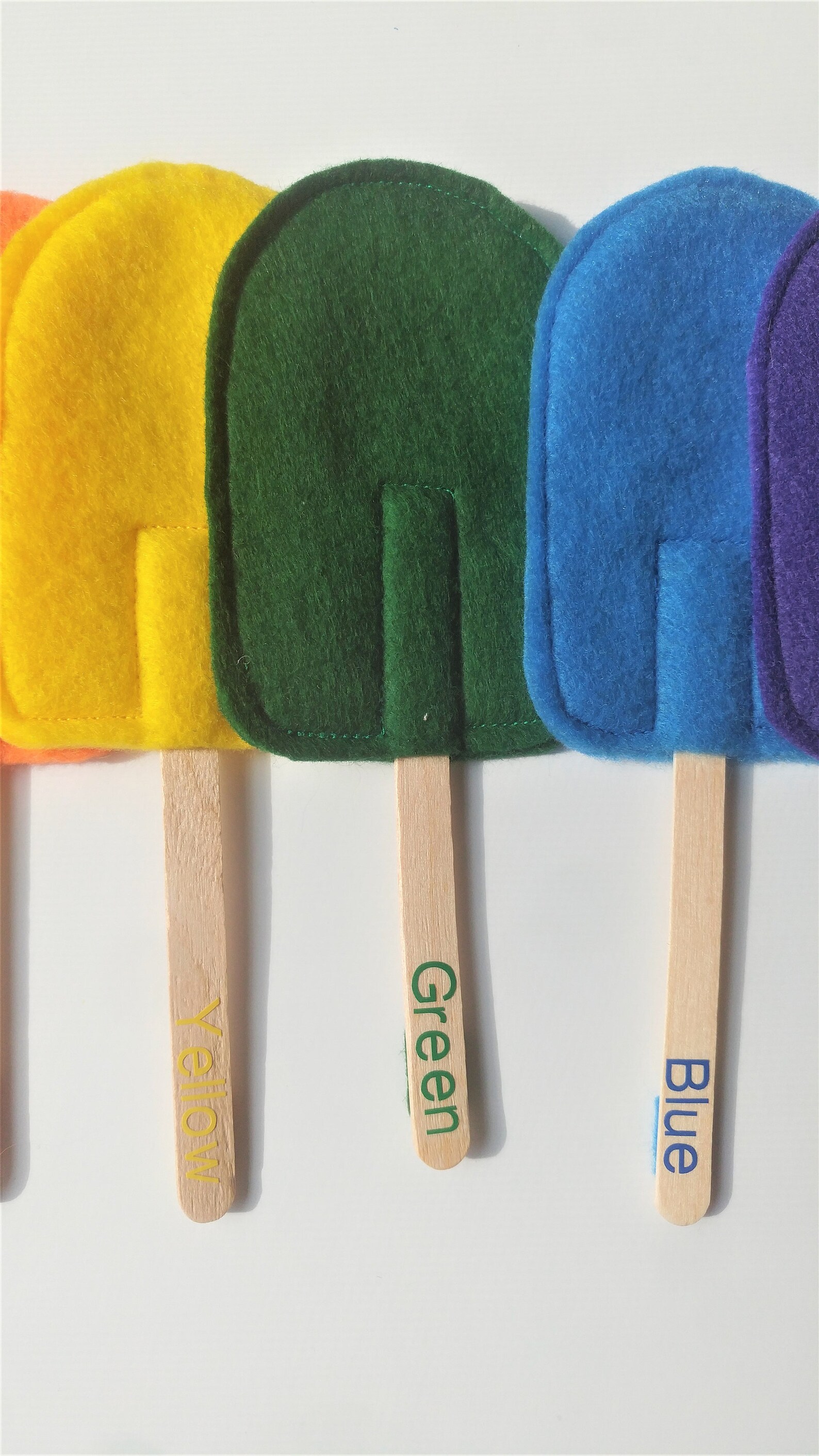 Popsicle color matching activity preschool activity | Etsy