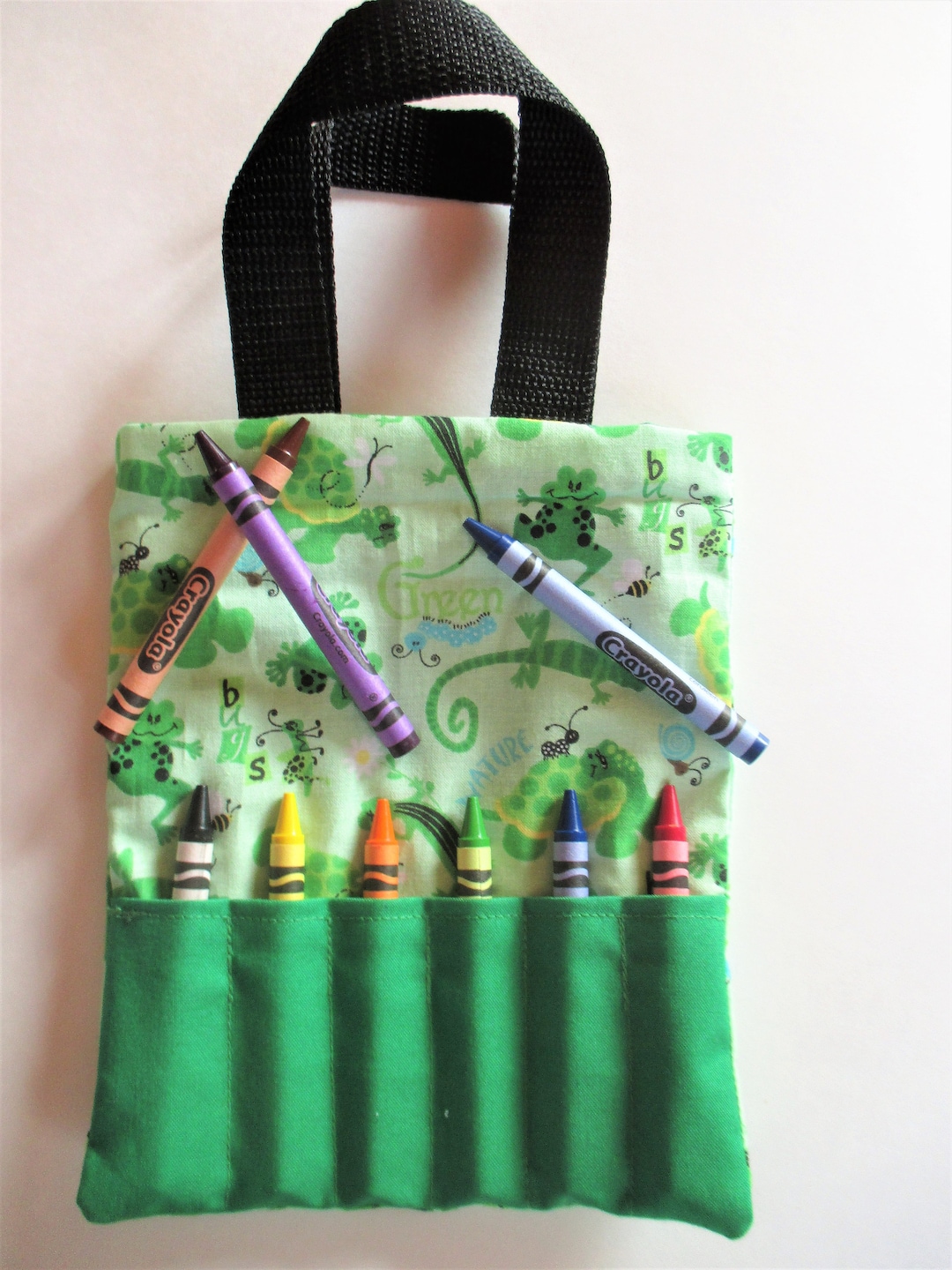 Pond Mini Crayon Bag, Party Favors, Goody Bags, Frogs, Lizards, Turtles ...