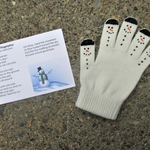 Snowman Hand Puppet Counting Activity Dramatic Play - Etsy
