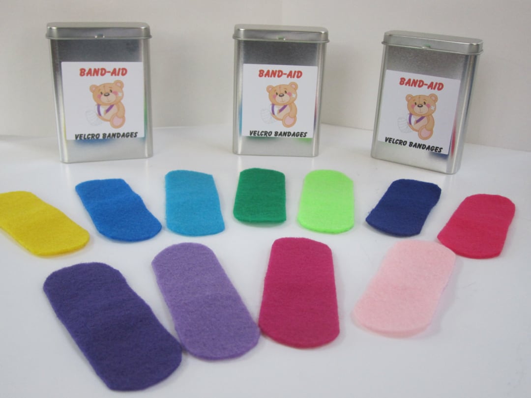 Felt Band-aids, Stuffed Animal Bandaid, Pretend Play - Etsy
