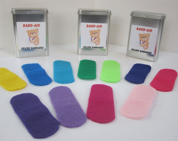 Felt Band-aids, Stuffed Animal Bandaid, Pretend Play - Etsy
