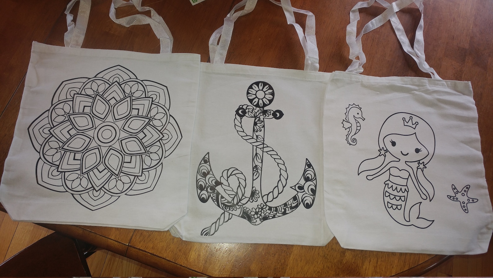 Color Your Own Children's Tote Bags Birthday Gifts Fun - Etsy