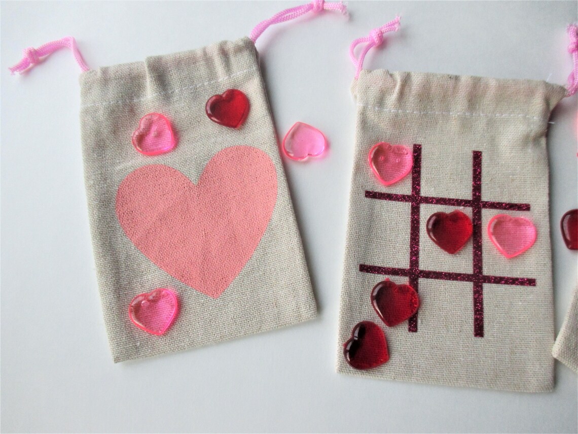 Valentine's Day Tic Tac Toe game Classroom valentines | Etsy