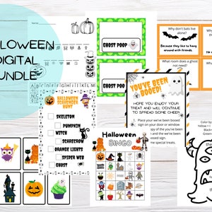 Halloween Printables, Halloween Games, Bingo, Scavenger Hunt, Coloring ...