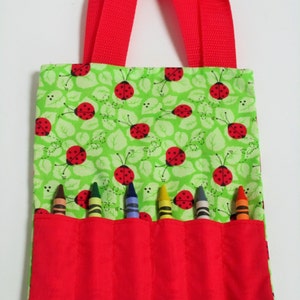 Ladybug Mini Crayon Bag Party Favor Bag Goody Bags Activity Bag - Etsy