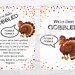 You've Been Gobbled, Fun Thanksgiving Giving Game, Thanksgiving Fun - Etsy