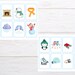 Winter Printable Memory Game, Classroom Activity, Preschool Game ...