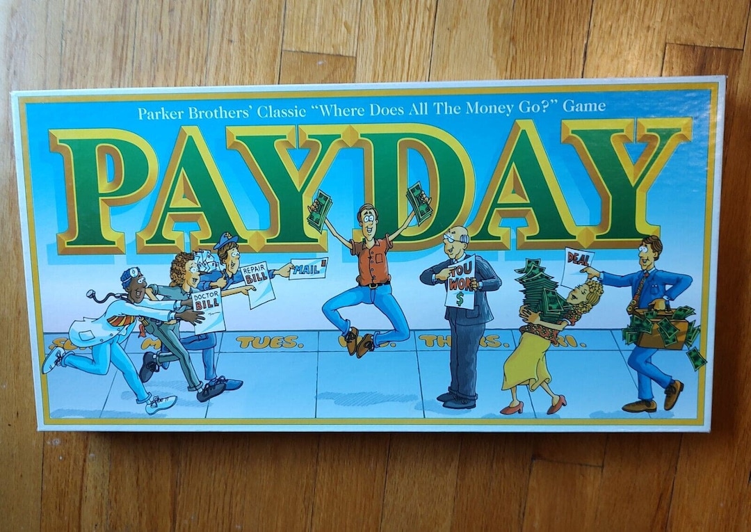 Vintage 1994 PAYDAY Board Game Parker Brothers COMPLETE Finance Game - Etsy