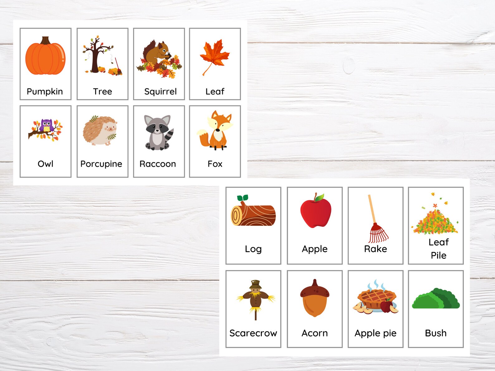 Fall Story Cards Story Building Activity Creativity Building - Etsy