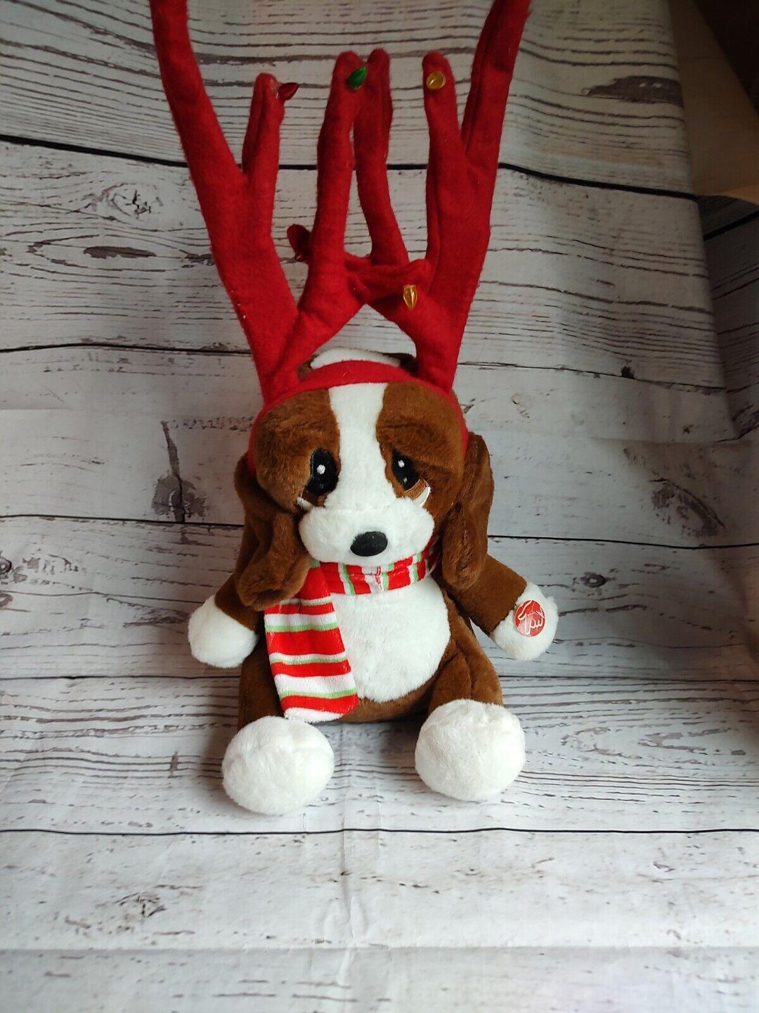 Dan Dee Sad Sam Animated Singing Light Reindeer Plush NOT WORKING - Etsy