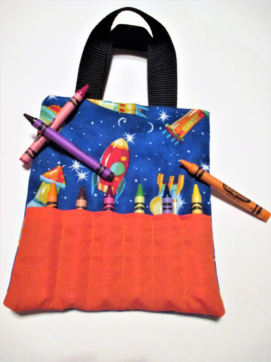 Rocket Ship Mini Crayon Bag, Party Favor Bags, Goody Bags - Etsy