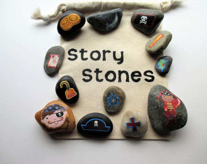 Pirate Story Stones. Imagination Builder, Story Building Activity ...