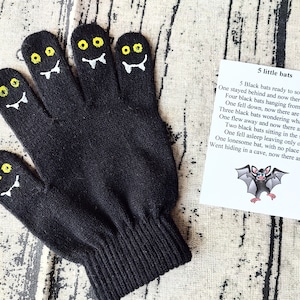Bat Hand Puppet, Bat Story, Finger Play, Teacher Gift - Etsy