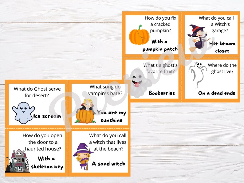 Halloween Lunch Box Jokes Printable Lunch Box Notes - Etsy