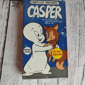 Casper Friendly Ghost VHS Tape Cartoon Favorites - There's Good Boos ...