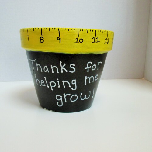 End of the Year Teacher Gift Flower Pot Teacher Appreciation - Etsy