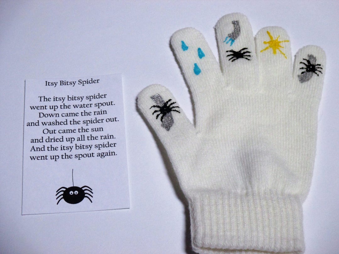 Itsy Bitsy Spider Hand Puppet Stoy Telling Puppet, Education Puppet ...