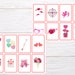 Valentine's Day Memory Game, Classroom Activity, Preschool Game - Etsy