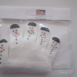 Snowman Hand Puppet Counting Activity Dramatic Play - Etsy