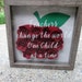 Teacher Gift, End of the Year, Teacher Appreciation, Apple Wall Hanging ...