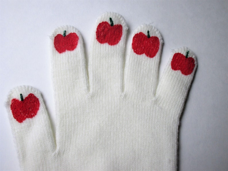 Apple Hand Puppet Story Telling Teacher Gift Literacy - Etsy