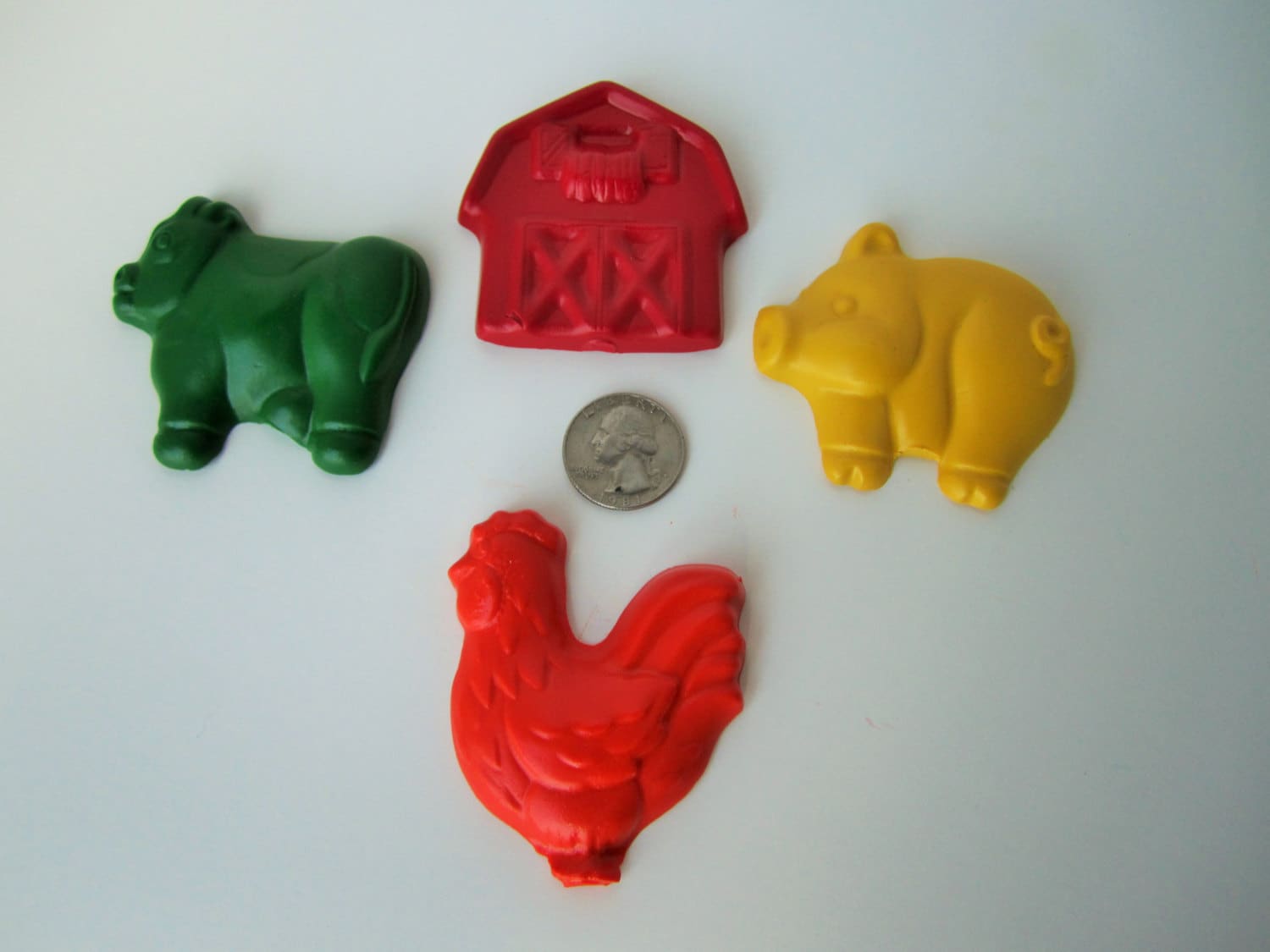 Farm crayons recycled crayons barn yard friends farm party | Etsy