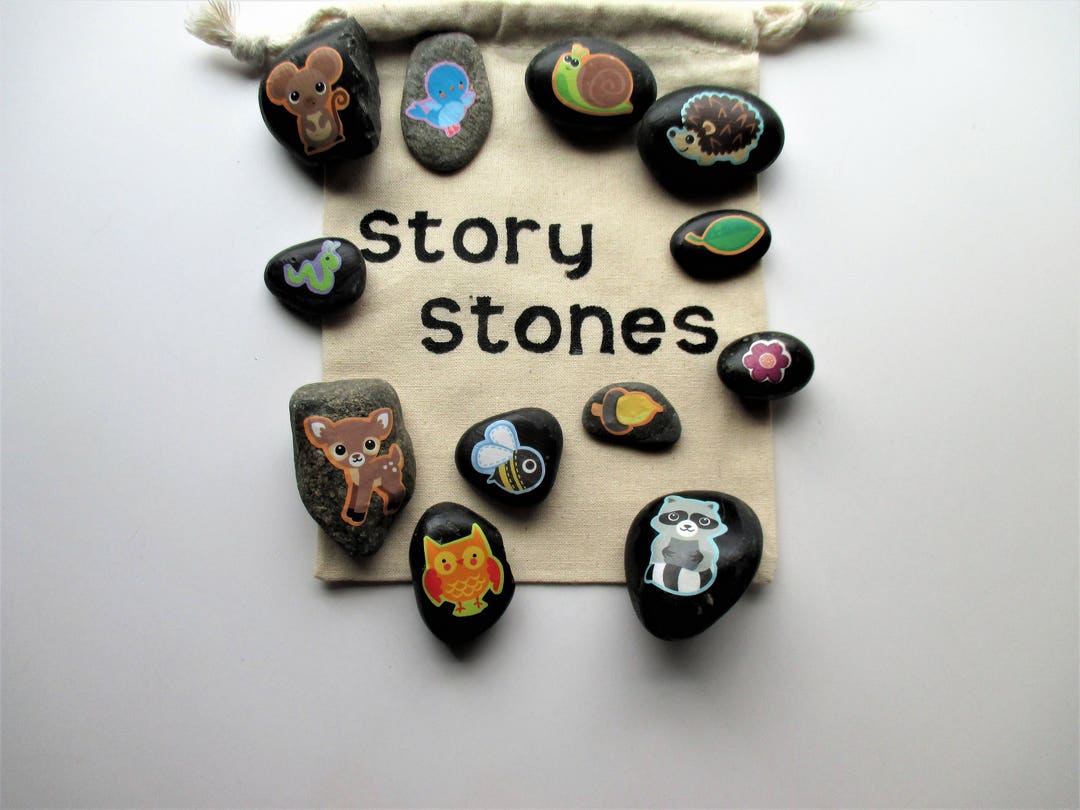 Forest Animal Story Stones, Imagination Building Activity, Story ...