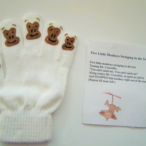 Five Little Monkeys Hand Puppet, Teacher Gifts, Dramatic Play - Etsy