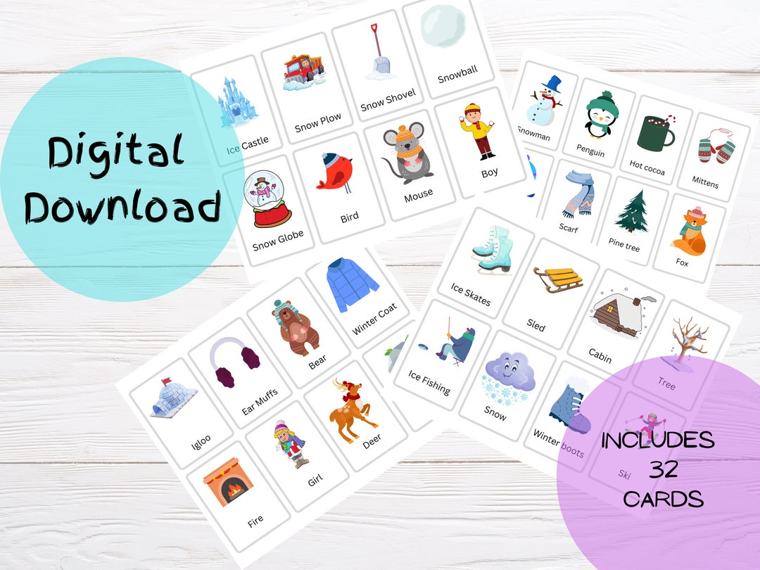 Winter Story Cards, Story Building Activity, Creativity Building ...