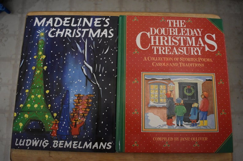Vintage From 1980's the Doubleday Christmas Treasury and Madeline's ...