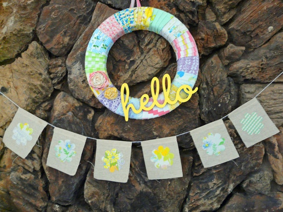 Items similar to Flower Power Bunting on Etsy