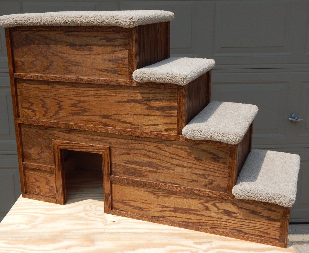Pet Step 24" Tall X 42" Deep 16" Wide 4 Step Large Top Platform - Etsy