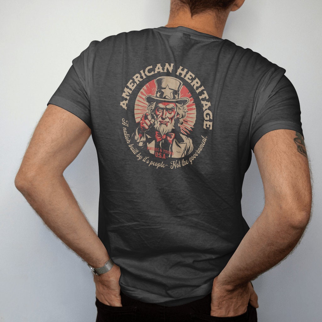 Uncle Sam Retro Tee, Uncle Sam Design, Patriotic Shirt, American T ...